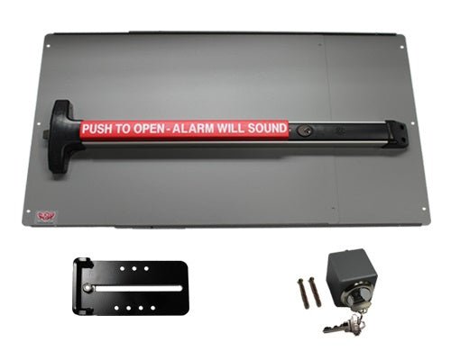 Detex PS-53 Alarm Safety Kit Panic Bar and Panic Shield With Detex V-4 ...