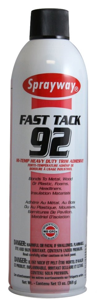 Spray Adhesive Sprayway SW092 Fast Tack Hi-Temp Heavy Duty Trim Adhesi ...